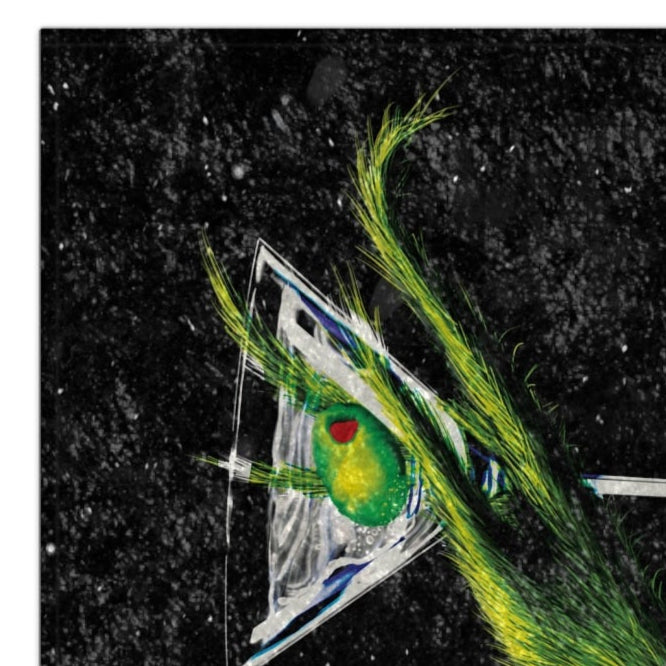 Martini Grinch Decorative Holiday Throw – Wicked Cat